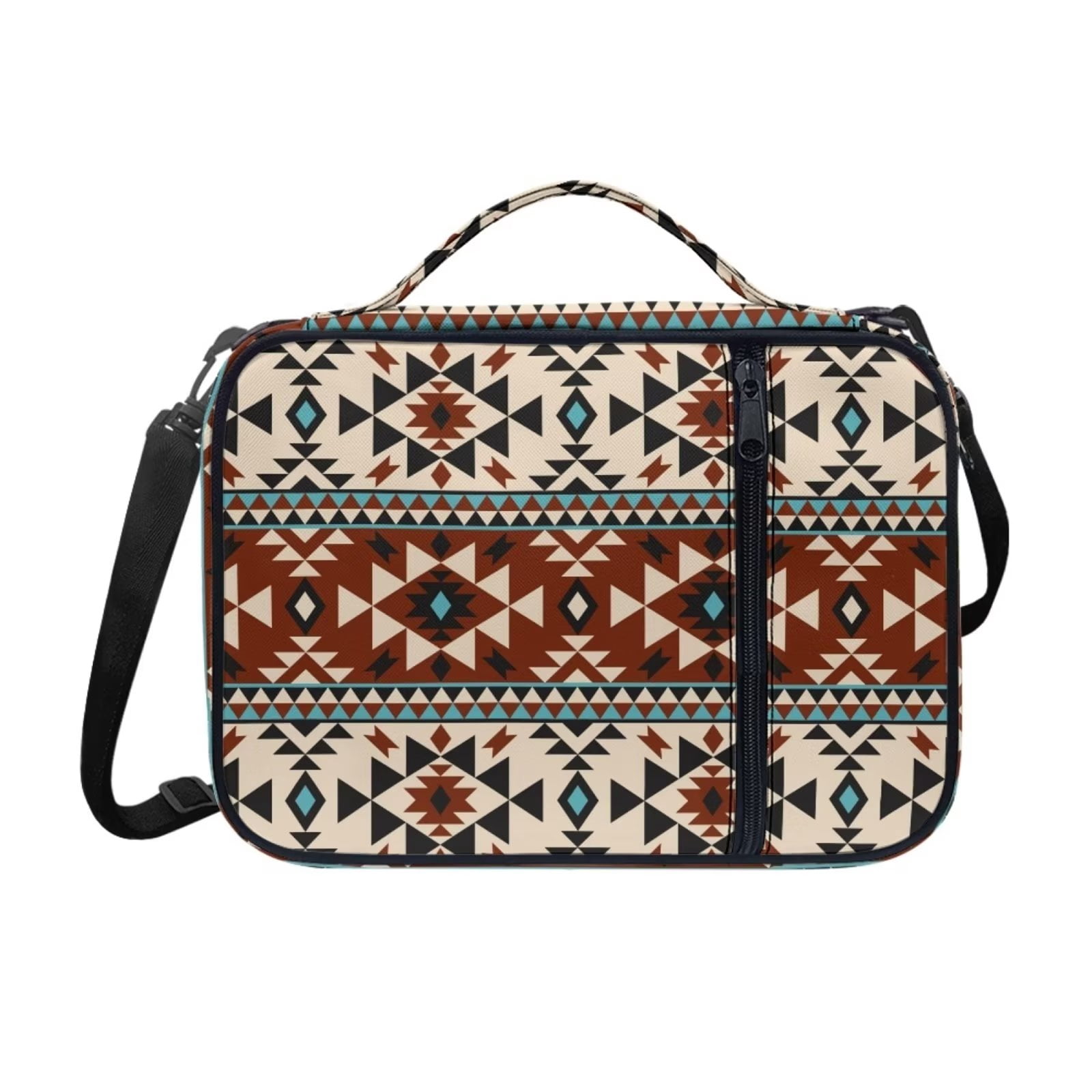 FKELYI Aztec Ethnic Print Geometry Bible Cover Lightweight Bible Holder ...