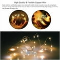 6pcs 20 LEDs Battery Operated Mini LED Copper Wire String Fairy Lights ...