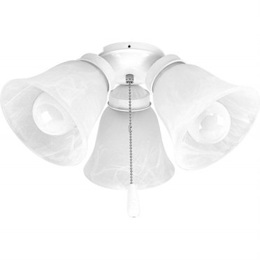 Hunter Fan Company 99135 3 Light Fitter, White - Walmart.com