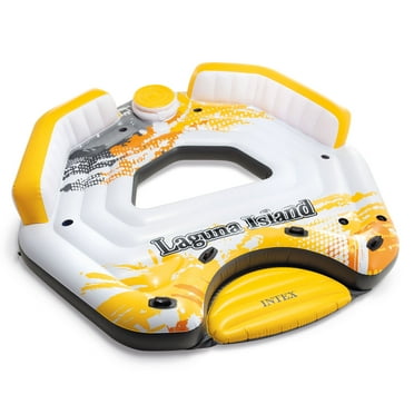 Intex Inflatable Canopy Island Float Lounge, 78.5" x 59" - Walmart.com