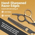 8PCS Hairdressing Scissors Set - Sharp Hair Cutting Thinning Shears for ...