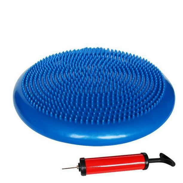 LLC Blue Spiked Air Cushion Balance Ball Seat with Pump - 33 cm ...