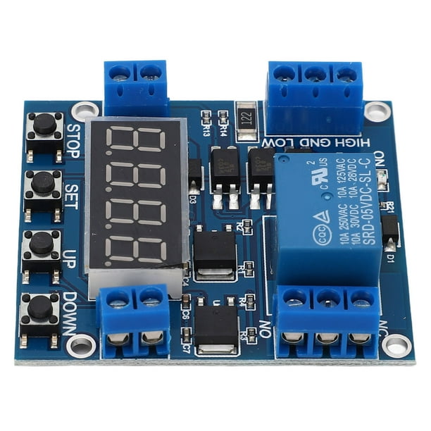 Relay Modulewith Optocoupler Isolation,1 Channel Relay Module Delay Power Off Trigger Module ...