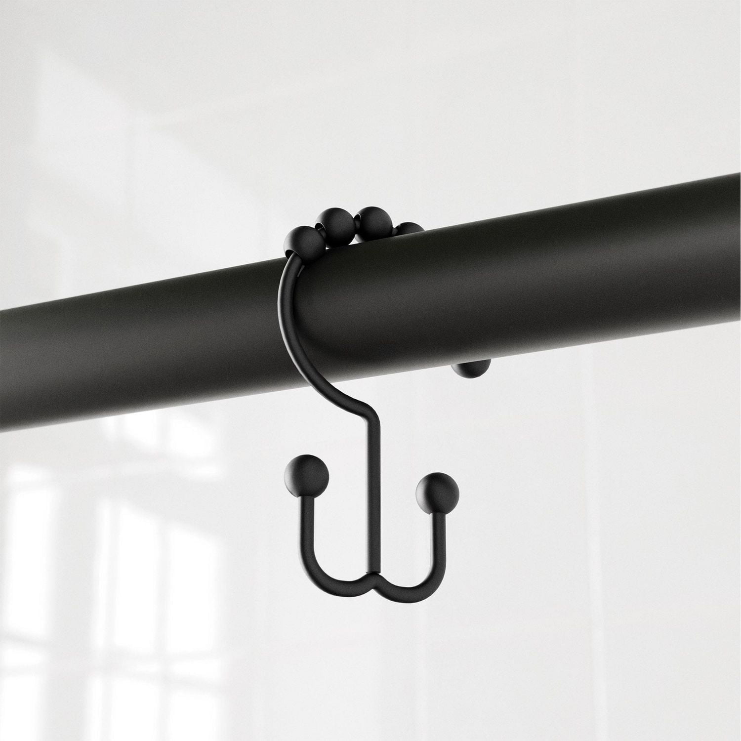 Click here for Mainstays Double Roller Glide Decorative Shower Cu... prices
