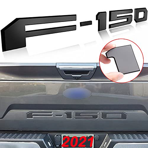 Tailgate Insert Letters Compatible with F150 2021 - 3M Adhesive & 3D ...