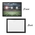 Aarocafa – Stadium Football Field Art (Black Plastic Frame) | Viral ...