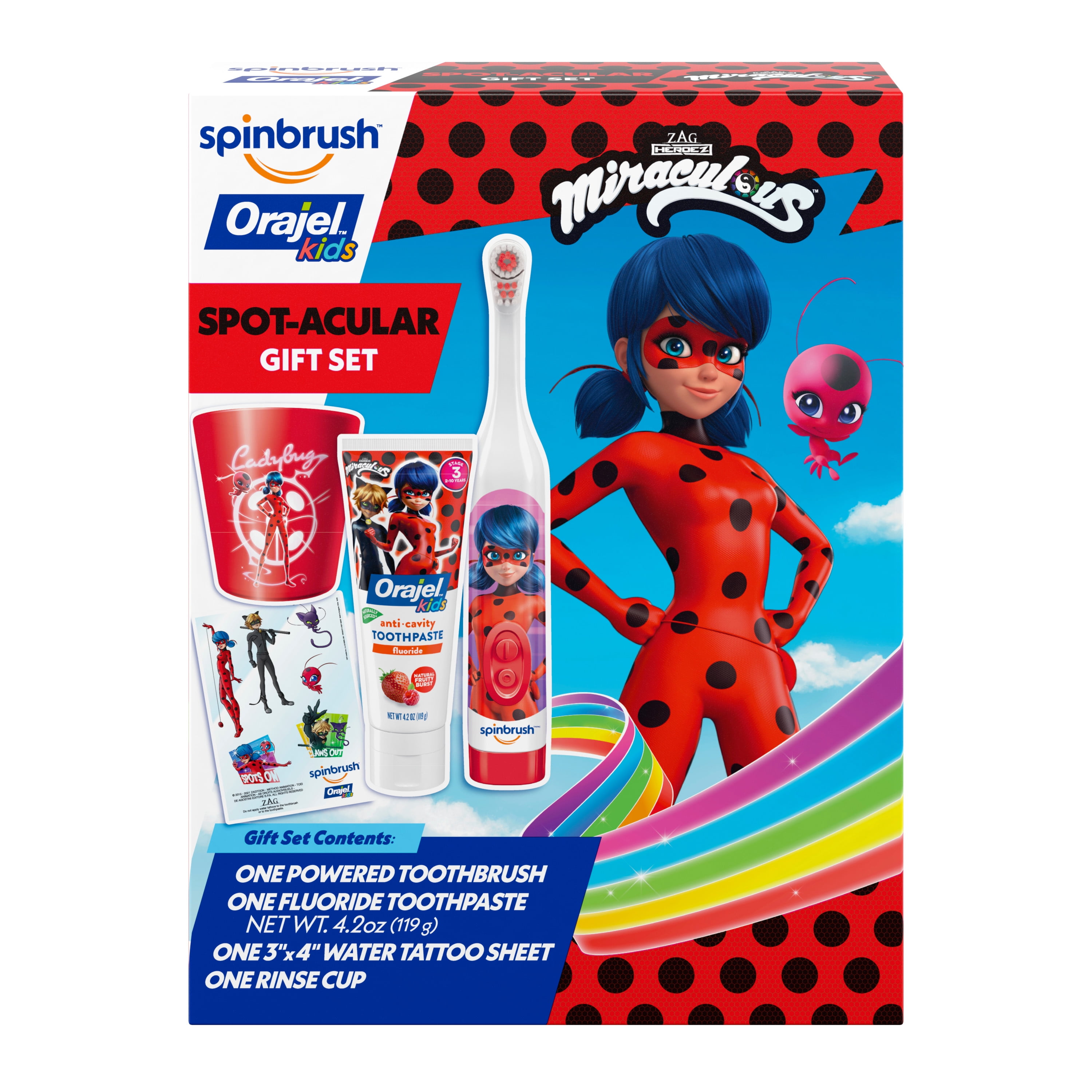 Miraculous Ladybug Oral Care Gift Set, Spinbrush Philippines | Ubuy