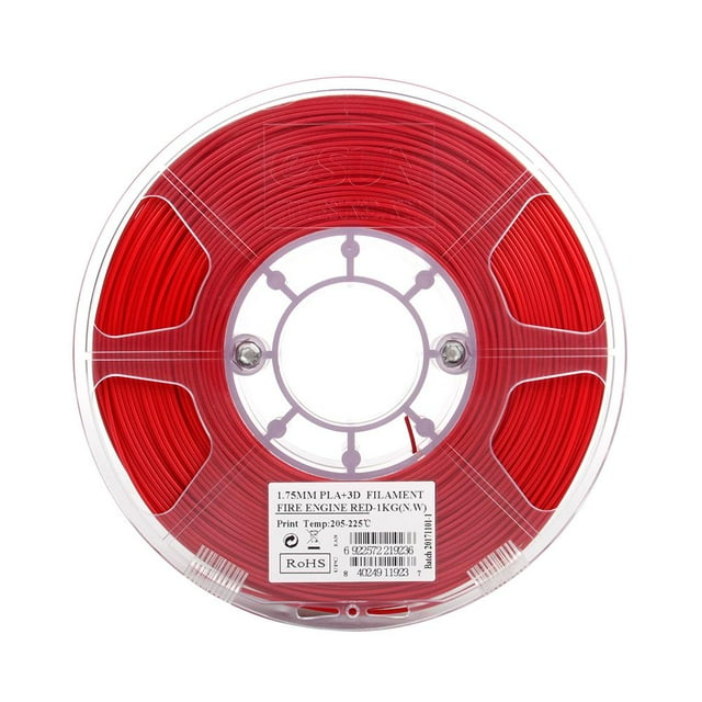 eSUN 1.75mm Fire Engine Red PLA PRO (PLA+) 3D Printer Filament 1KG ...