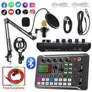 Talent Recording Studio Full Set: USB Microphone, Vocal Booth, Pop ...