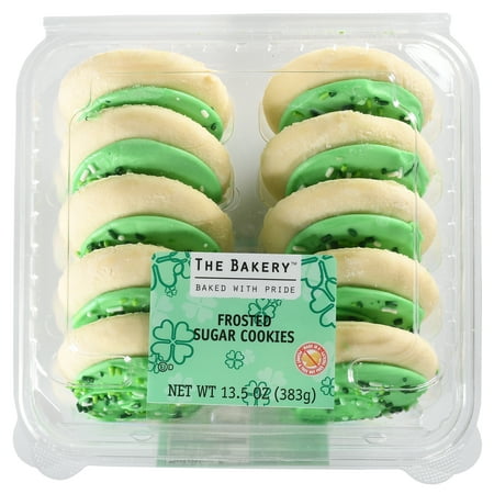 The Bakery at Walmart St. Patrick's Frosted Sugar Cookies - Walmart.com