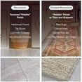 Clear Carpet Runner, USA Made, Safe, 42 x 42 Inch, 2mm Thick Cleated ...