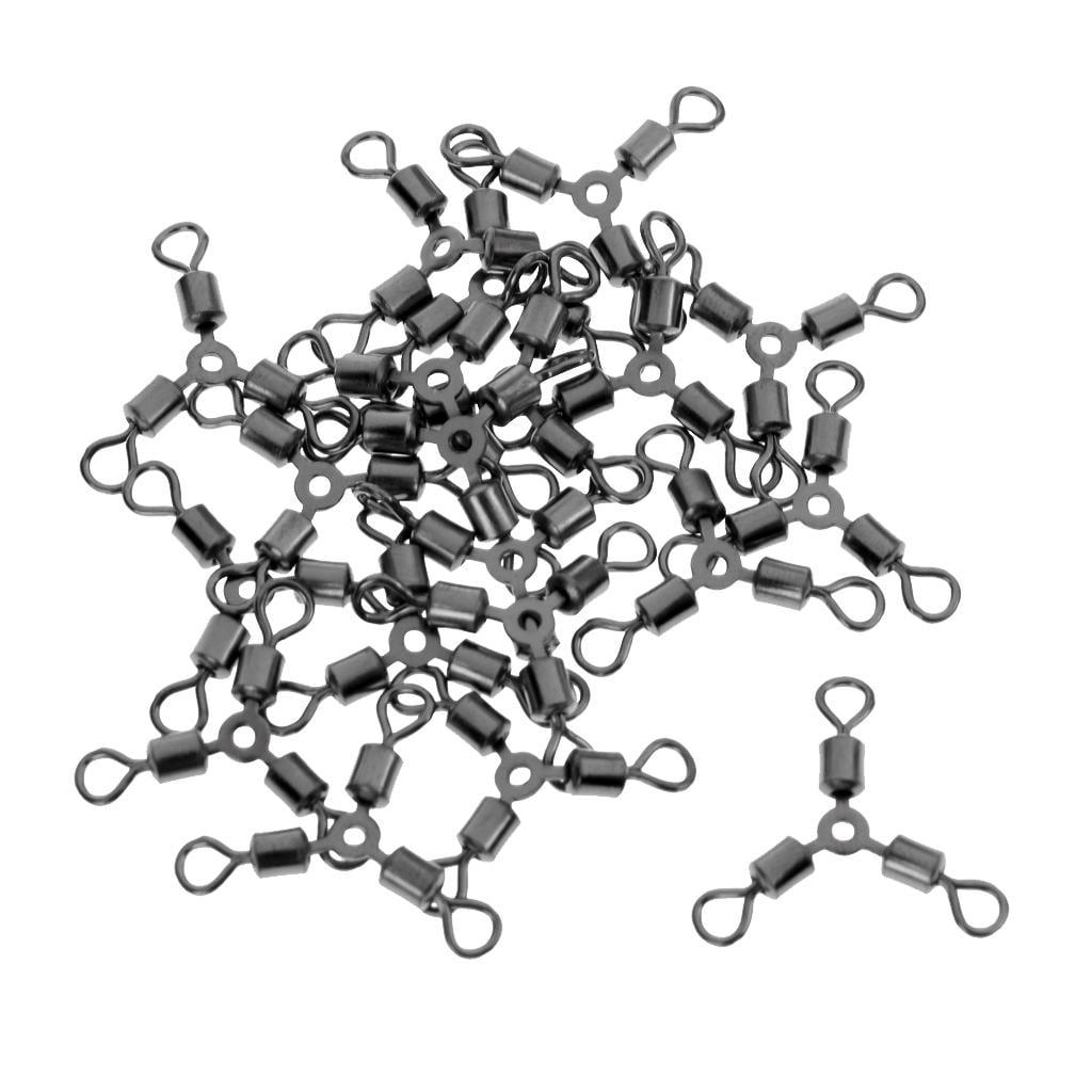 3 Way Bearing Connector Solid Rig Rings Connector Fishing Rolling ...