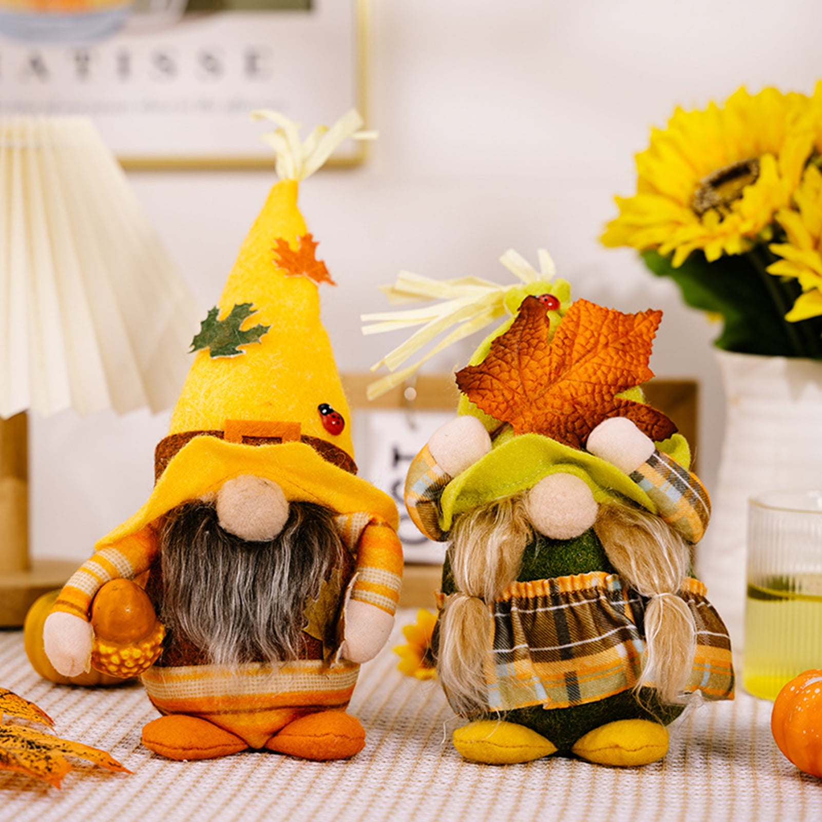 Click here for Lubelski Fall Gnome Plush Decoration Thanksgiving... prices