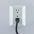GE 6-Outlet Grounded Tap, White, 2pk – 40222 - Walmart.com