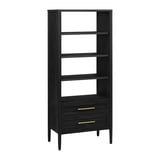 Better Homes & Gardens Oaklee 4-Shelf Bookcase with Storage Drawers ...