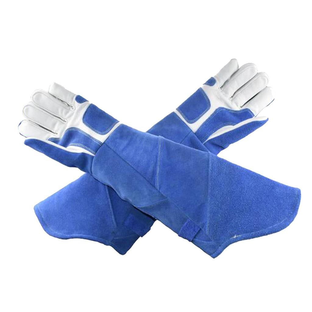 Animal Handling Gloves, Safe And Durable Gloves, Faux Cowhide for Dog ...