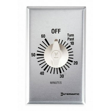 Intermatic Timer,Mechanical,120V,15A,Wall Switch E1010 - Walmart.com