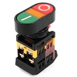 Yellow Indicator Light I/O Start Stop Push Button Switch 660V 10A ...