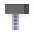 Rollo Direct Thermal 2x1 Sticker Labels (Roll of 1,000 Purple Labels ...