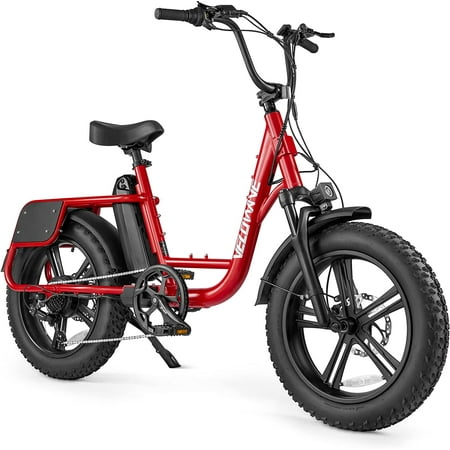 Diayung Prado S 750W Fat Tire Electric Bike for Adults, 48V 15Ah LG Battery E Bike, 20" x 4.0 ...