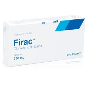 Firac 250 mg 10 tabletas | Bodega Aurrera en línea