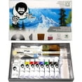 Bob Ross Deluxe Master Artist Oil Paint Set with Complete Kit & Storage ...