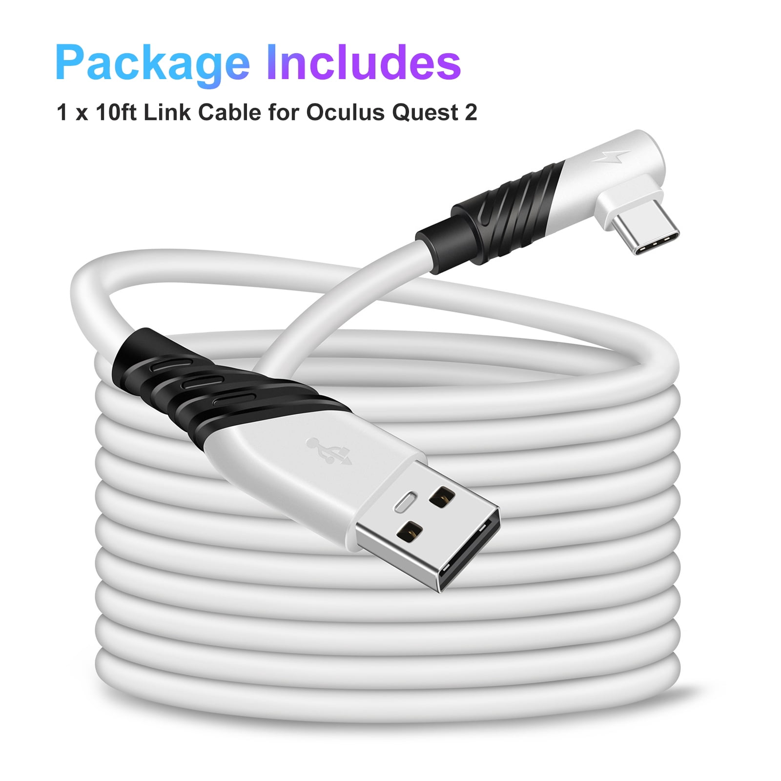Buy 10ft Link Cable for Oculus Quest 2, EEEkit USB A 3.2 Gen 1 Type C ...