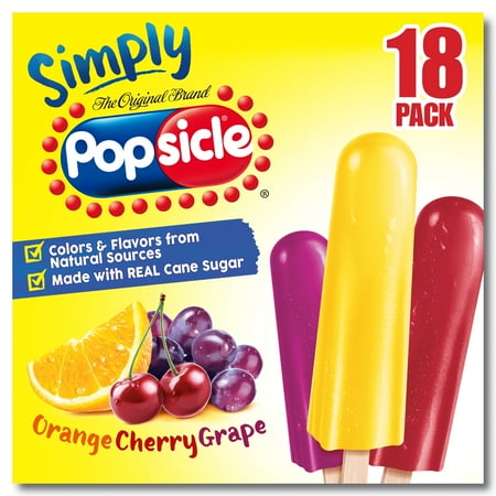 Popsicle Sour Patch Kids Lime, Raspberry, Orange Ice Pops, 18 ct ...