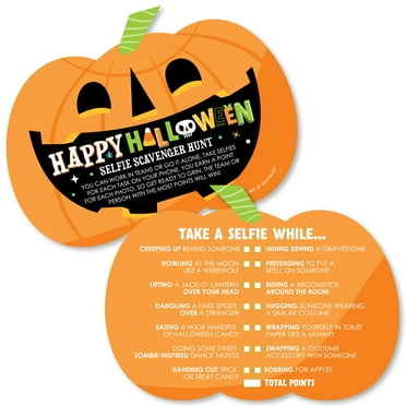 Big Dot of Happiness Happy Thanksgiving - Selfie Scavenger Hunt - Fall ...