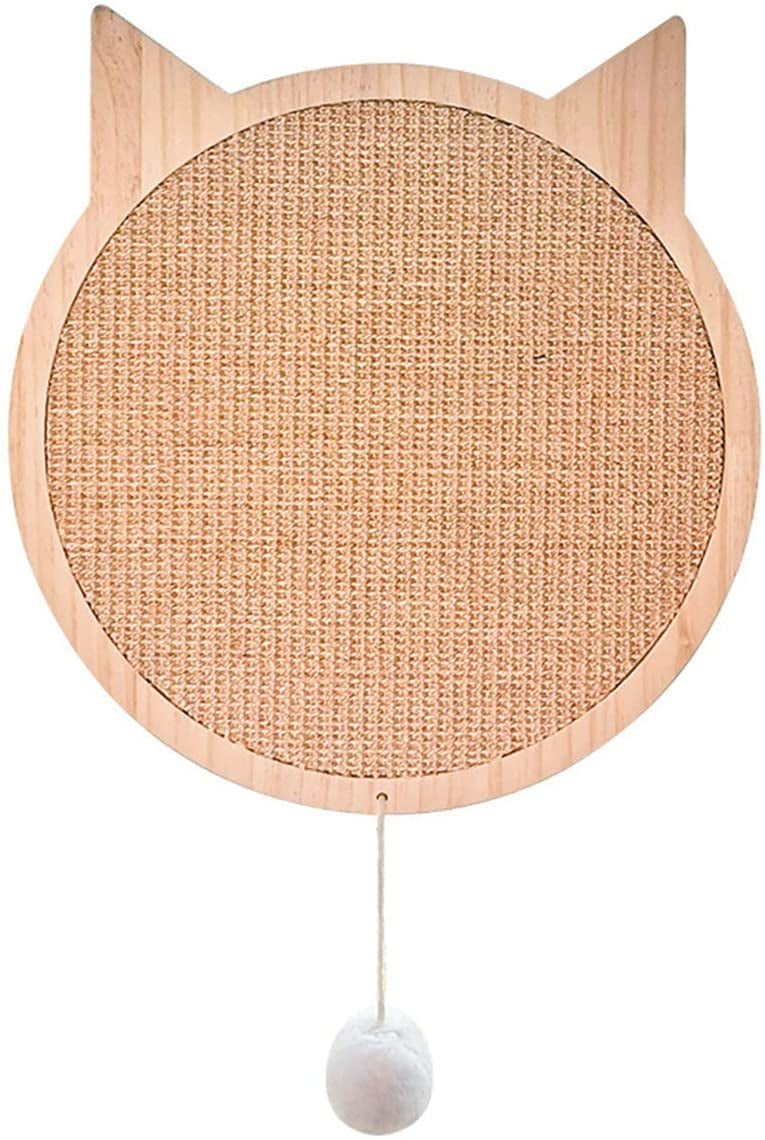 Sisal Cat Scratcher Board Wall Mounted Scratcher Pad with Suction cup ...