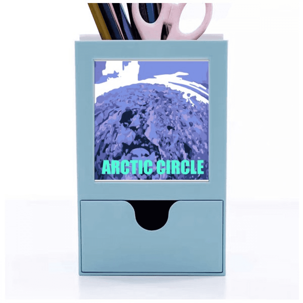 eu atlantic iceland art deco fashion Desk Supplies Organizer Pen Holder ...