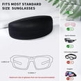 Hard Shell Sunglasses Case,Classic Large Glasses Case for Sunglass ...