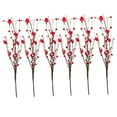 Artificial Berry Branches for Decor Bright Red Color Adds Beauty to ...