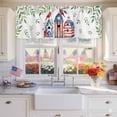 4th of July Window Valances for Kitchen, Stars and Stripes House ...