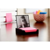 Post-it Note Holder with Photo Frame, Black, Black - Walmart.com
