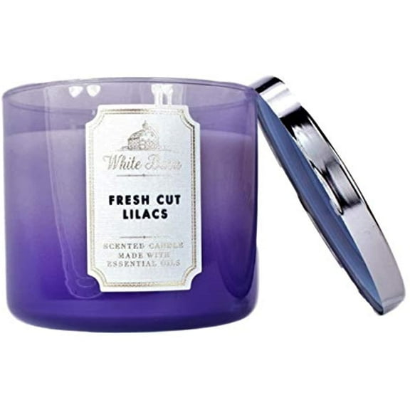 Bath & Body Works 3-Wick Candle in Fresh Cut Lilacs - Walmart.com