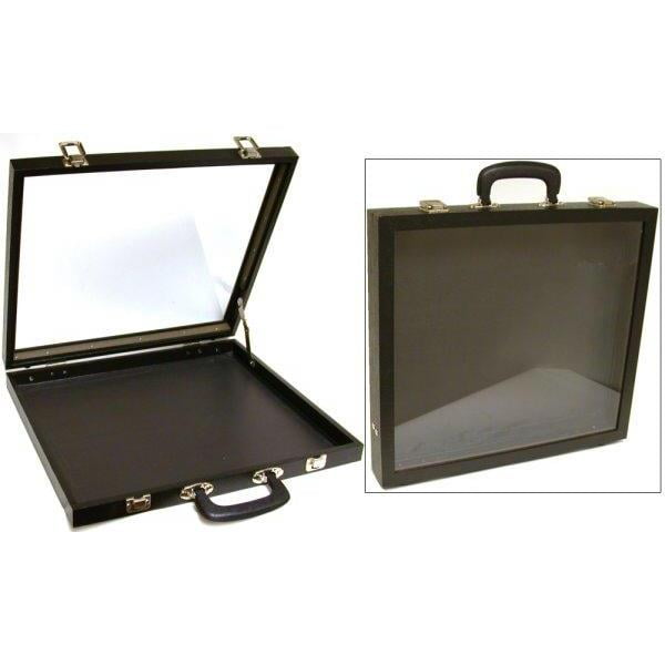 FindingKing - Jewelry Travel Case Glass Top Showcase Display Fixture ...