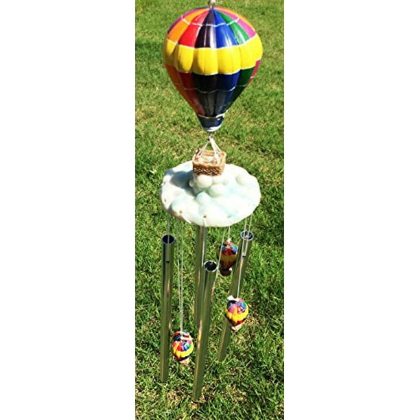 Up Air Balloon Aviation Dream Voyage Resonant Relaxing Wind Chime Patio ...