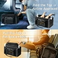 PETSKD Cat Carrier, Expandable Soft-Sided Pet Travel Bag, Ventilated ...