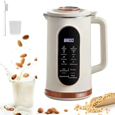 Automatic Nut Milk Maker, Almond Milk Machine 1.2L, 7-in-1 Soy Milk ...
