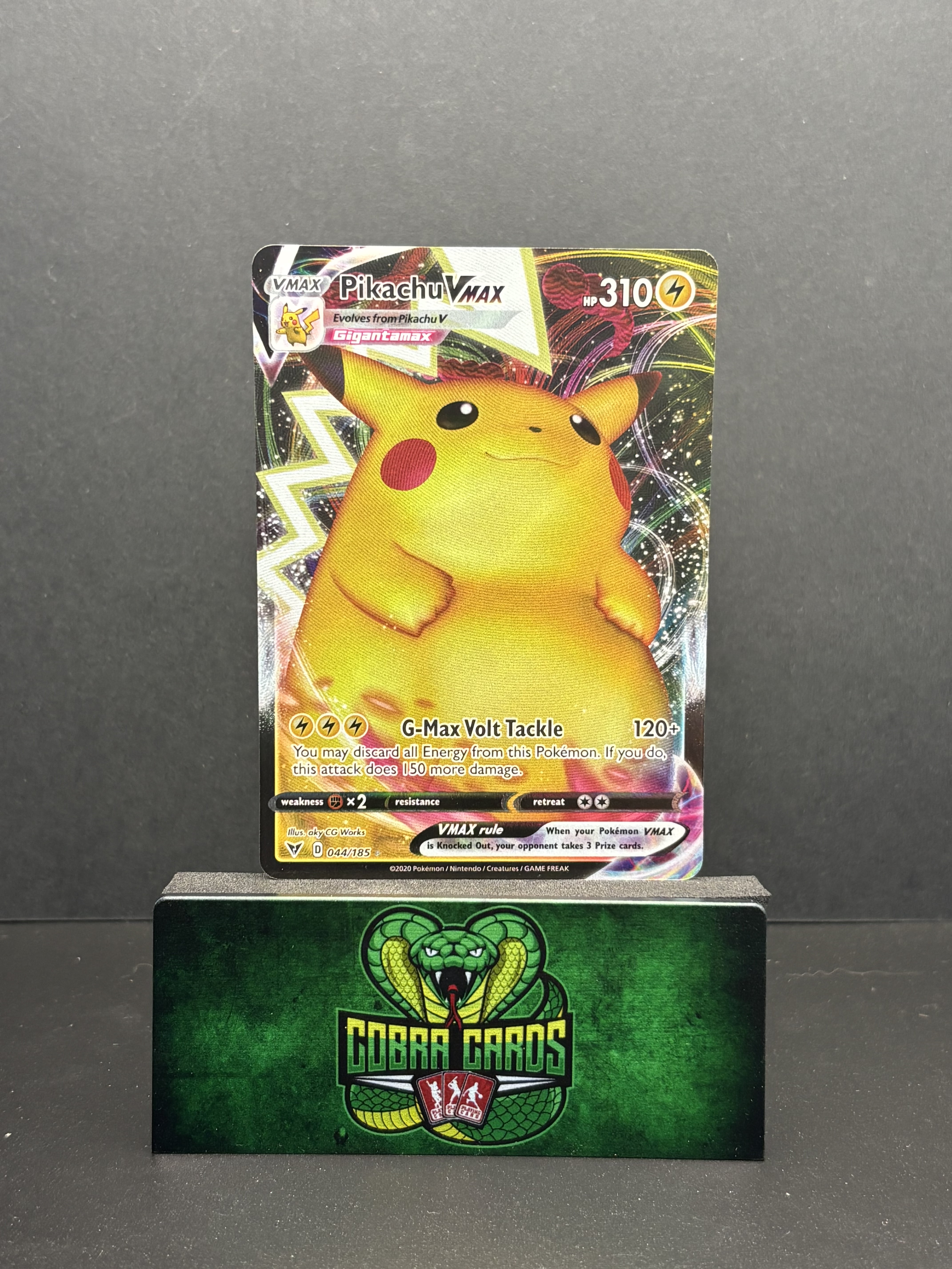 2020 Vivid Voltage Pikachu VMAX Holo Triple Rare RRR #44/185 - Walmart.com