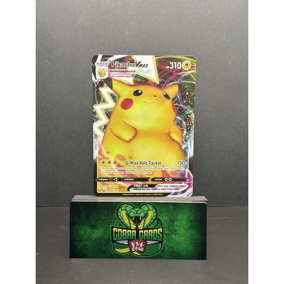 2020 Vivid Voltage Pikachu VMAX Holo Triple Rare RRR #44/185 - Walmart.com