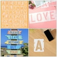 LOLIPPYY 42Pcs Letter Stencils For Painting Small Letter Stencils In ...
