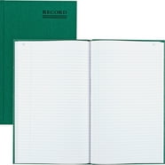 Rediform, RED56521, Green Cover Record Account Book, 1 Each, Green ...