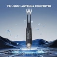 75 Ohm to 300 Ohm Adapter - UHF/VHF/FM Balun Transformer - Antenna ...