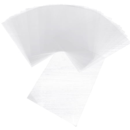 ITFABS 50 Pieces Window Sheet, Transparent PVC Window Paper Photo Frame ...