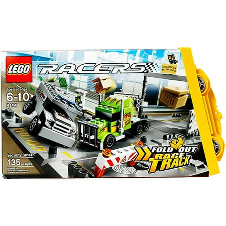 LEGO Racers Fold Out Race Tracks Security Smash Set #8199 - Walmart.com