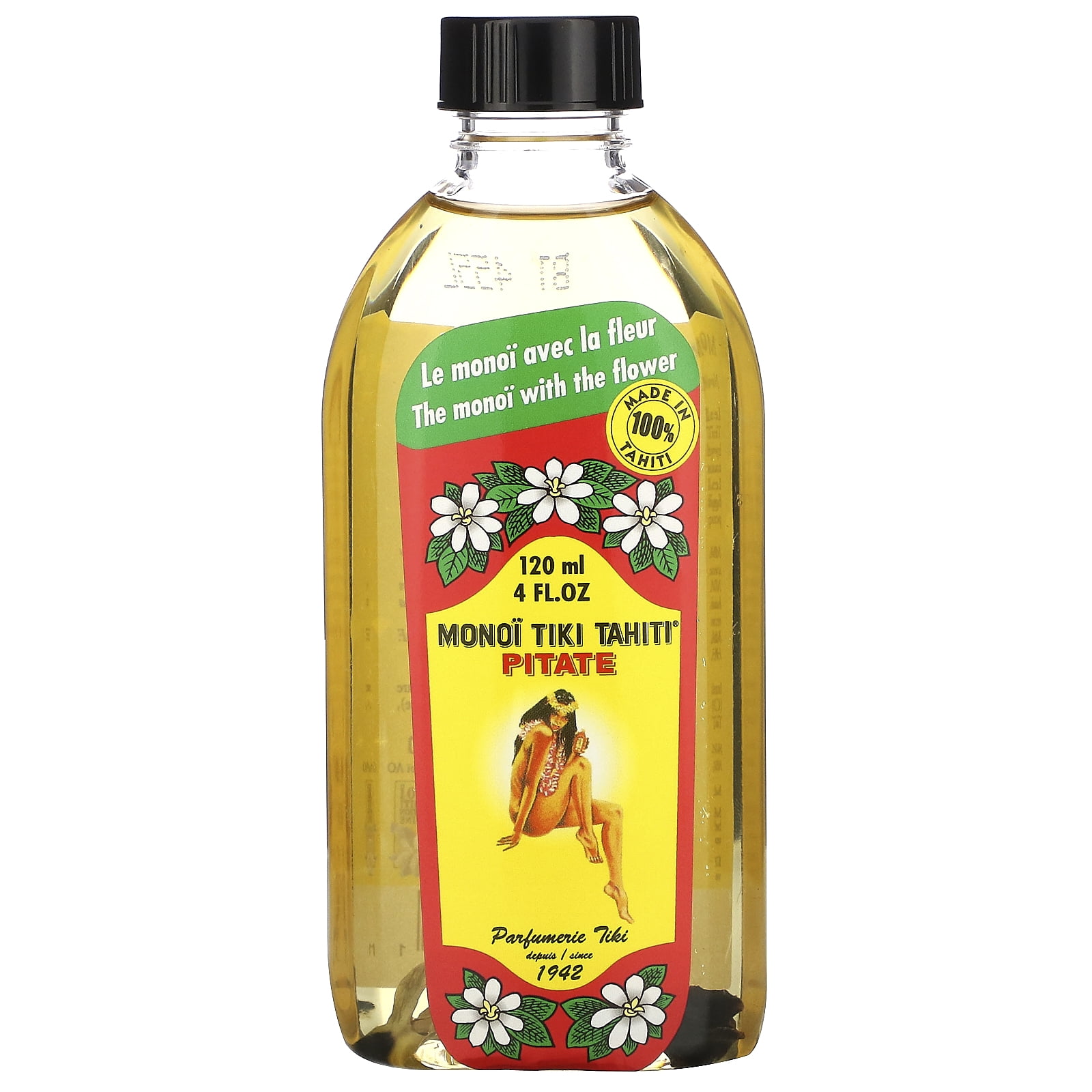 Monoi Tiare Tahiti - Coconut Oil Pitate (Gardenia) - 4 fl. oz ...