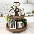 Clearance sale Farmhouse Decor For Tiered Tray Rustic Wooden Sign ...