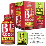 Stacker 2 B12 10,000% Energy Shot Acai Pomegranate, 2 fl oz, 6 count ...